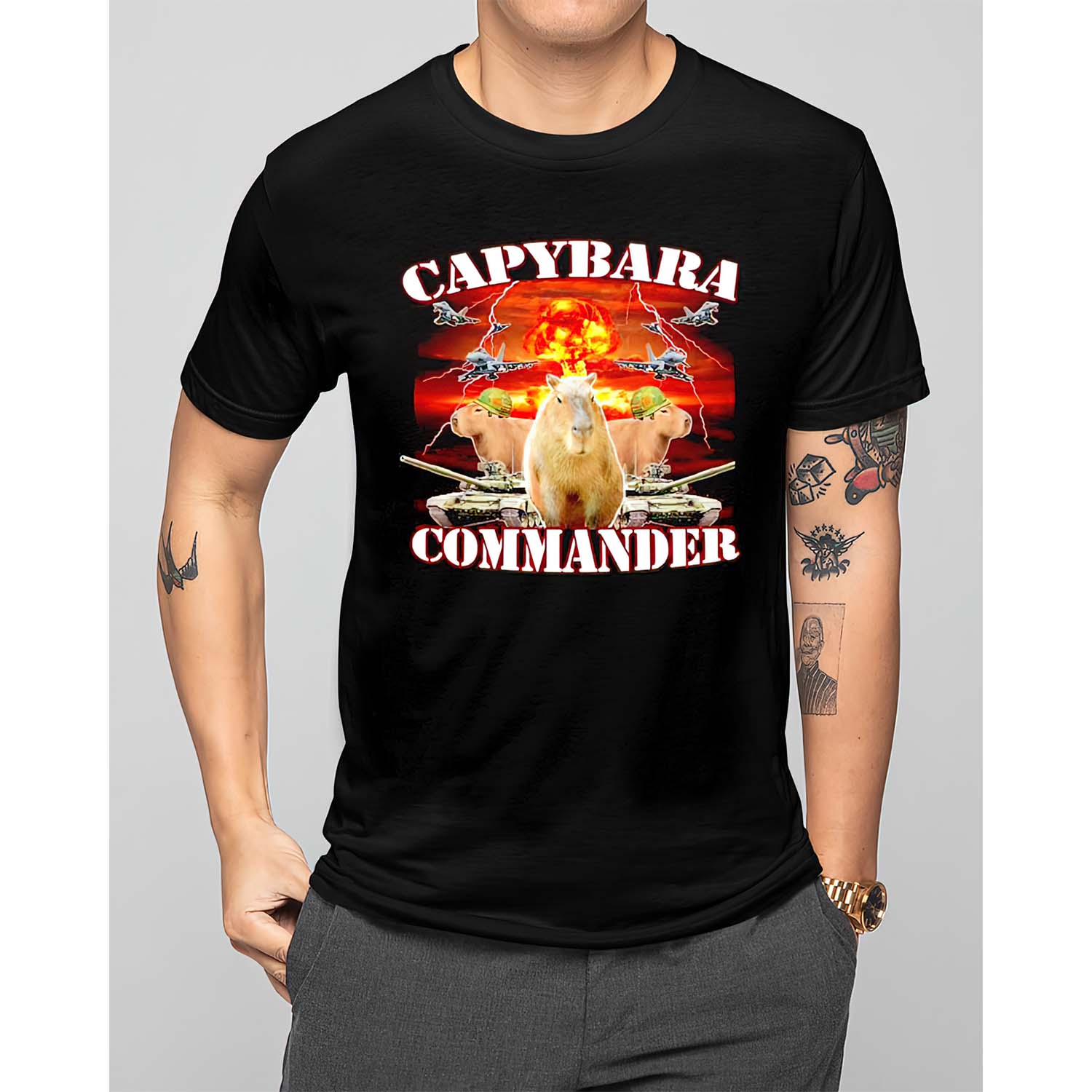 Capybara Commander Shirt - Nouvette