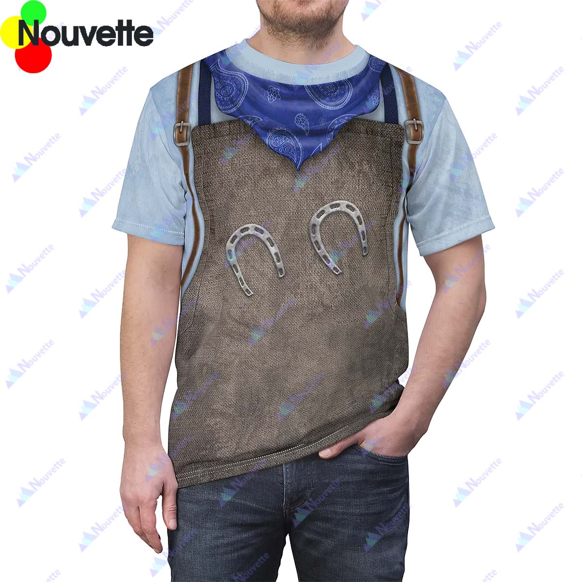 Cadaver Dans Horseshoe Apron Haunted Mansion Costume Shirt - Nouvette