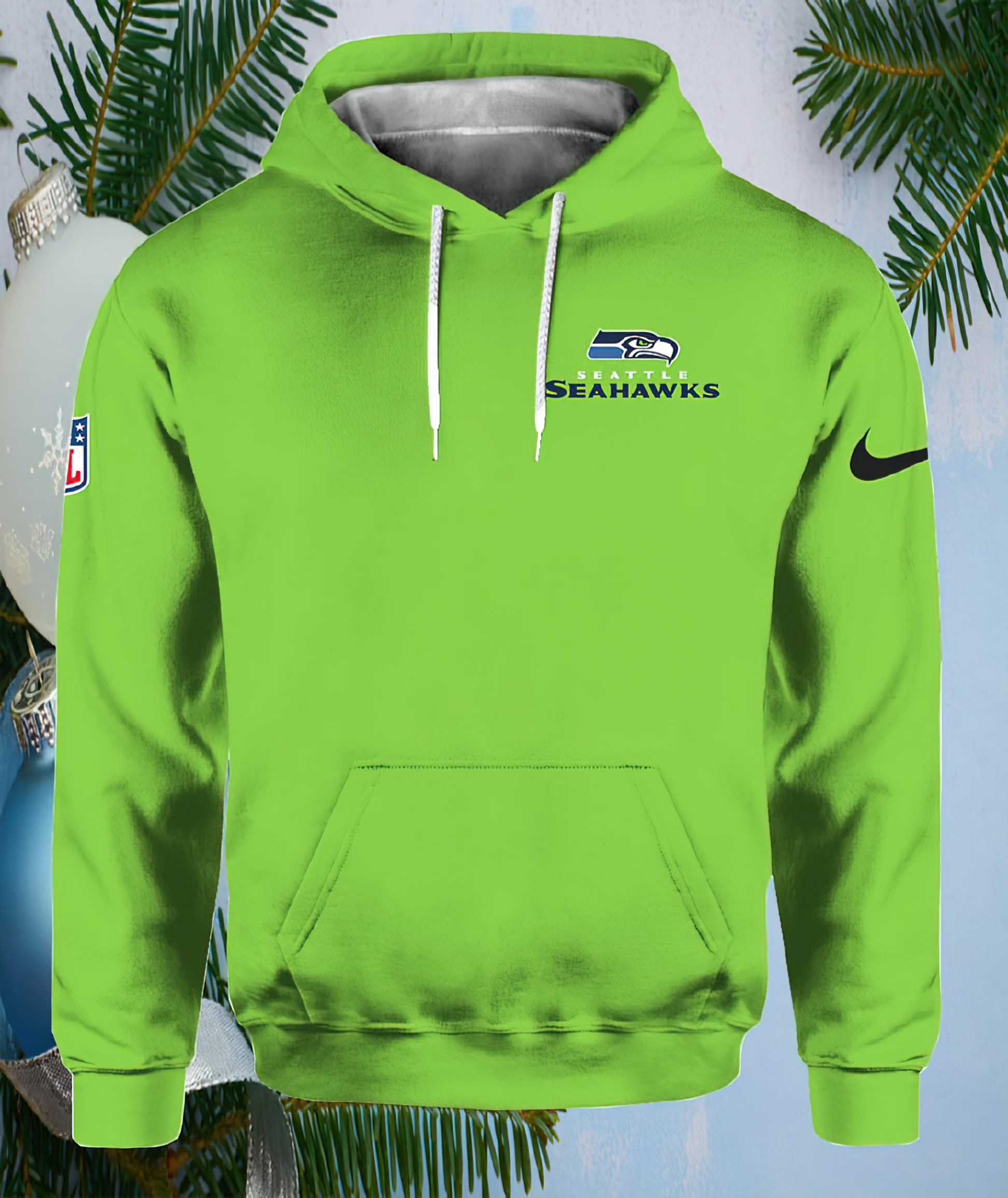 Coach Pete Carroll Neon Green Hoodie - Nouvette