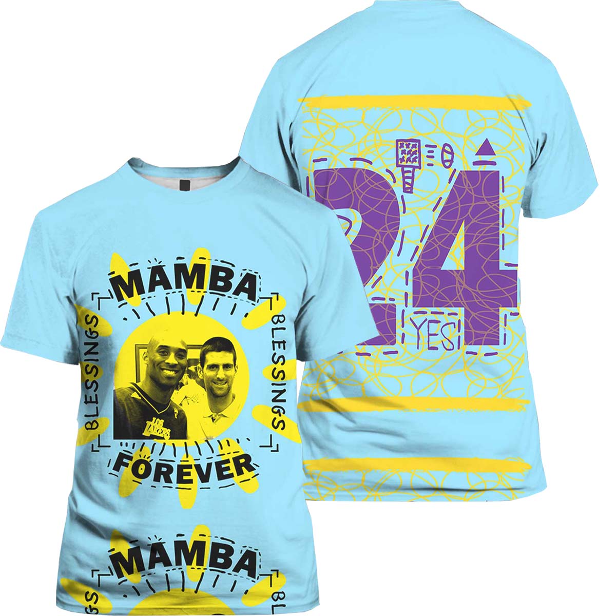 Djokovic Kobe Mamba Forever Shirt - Nouvette