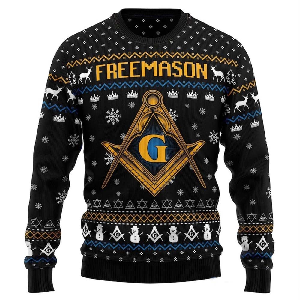 Freemasonry Ugly Christmas Sweater - Nouvette
