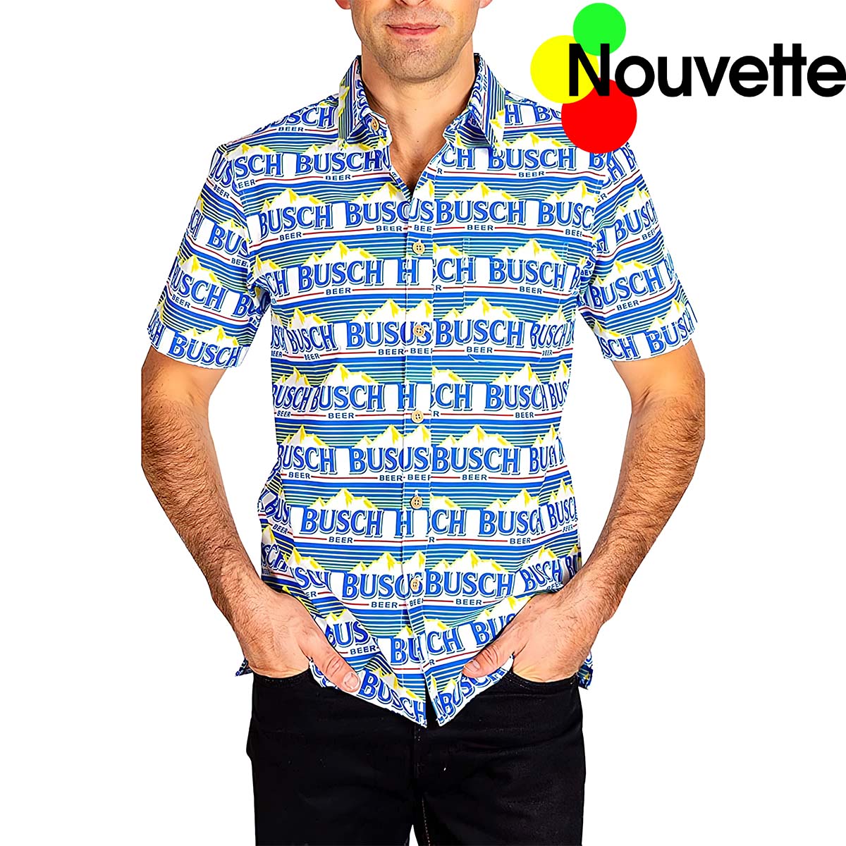 Busch Light Hawaiian Shirt - Nouvette