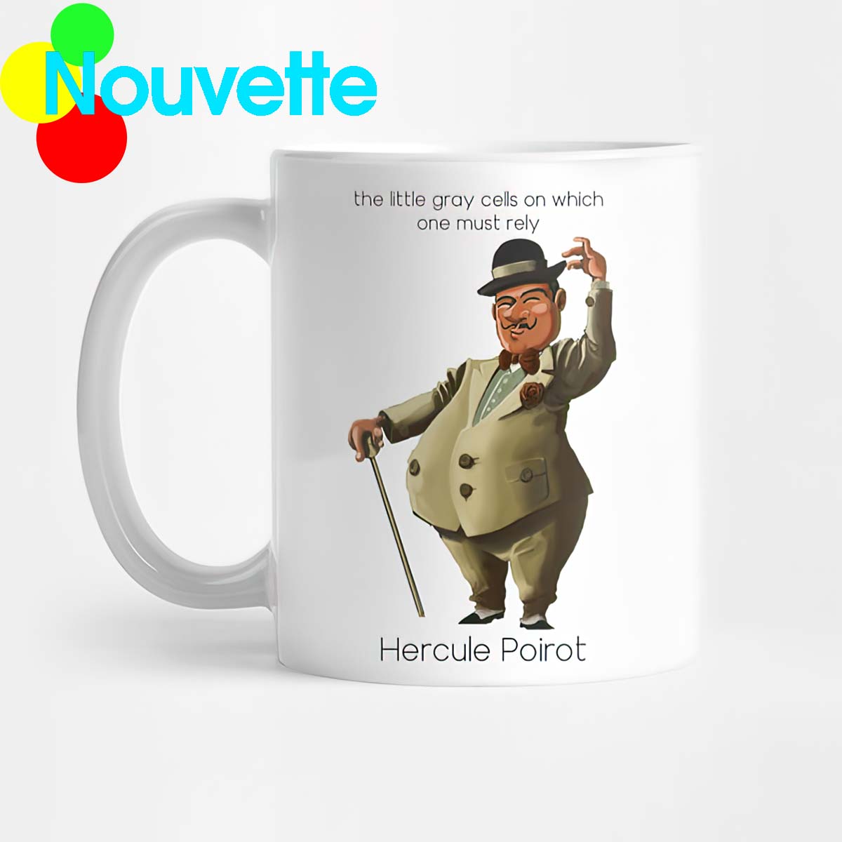 Hercule Poirot Mug - Nouvette
