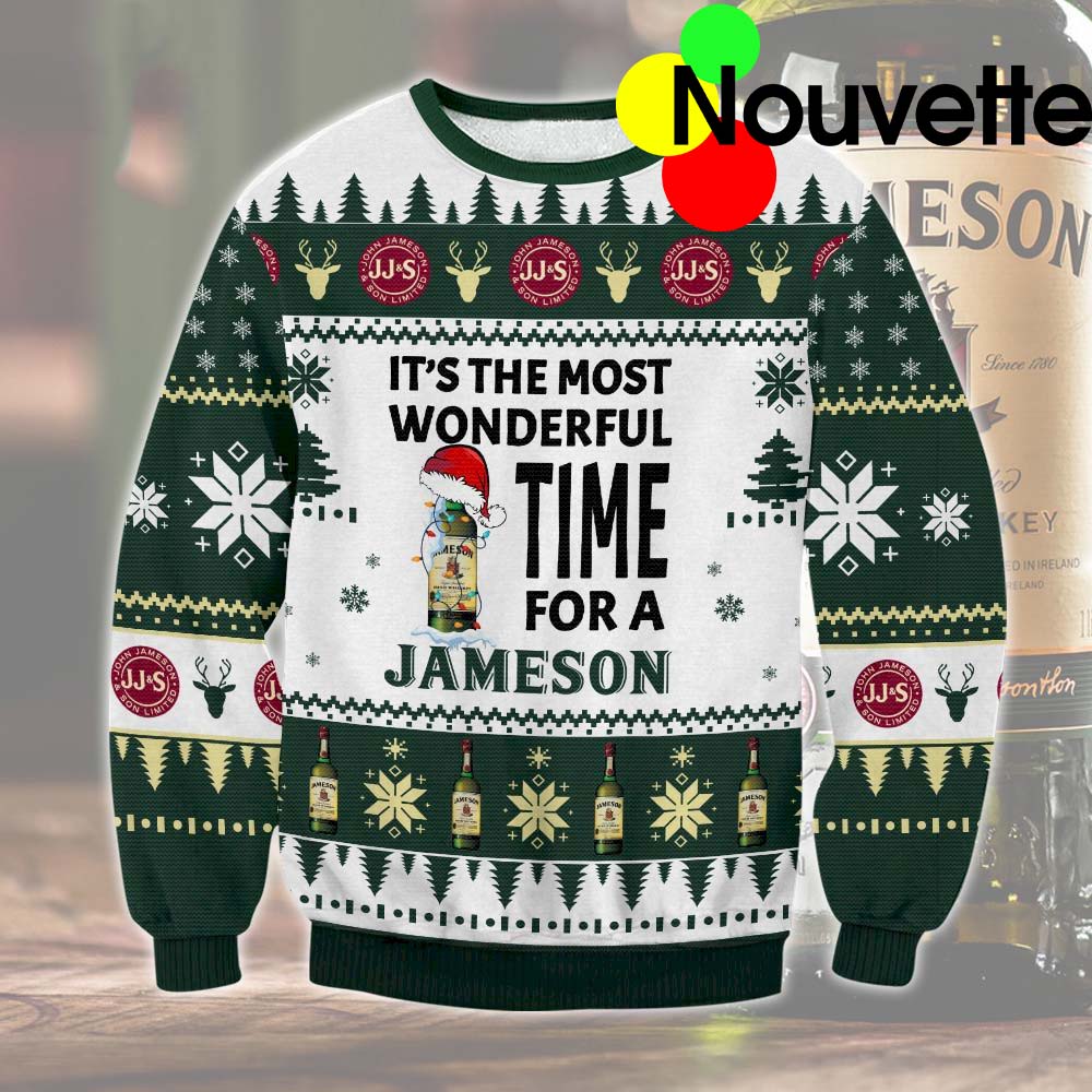 It'S The Most Wonderful Time For A Jameson Christmas Sweater - Nouvette