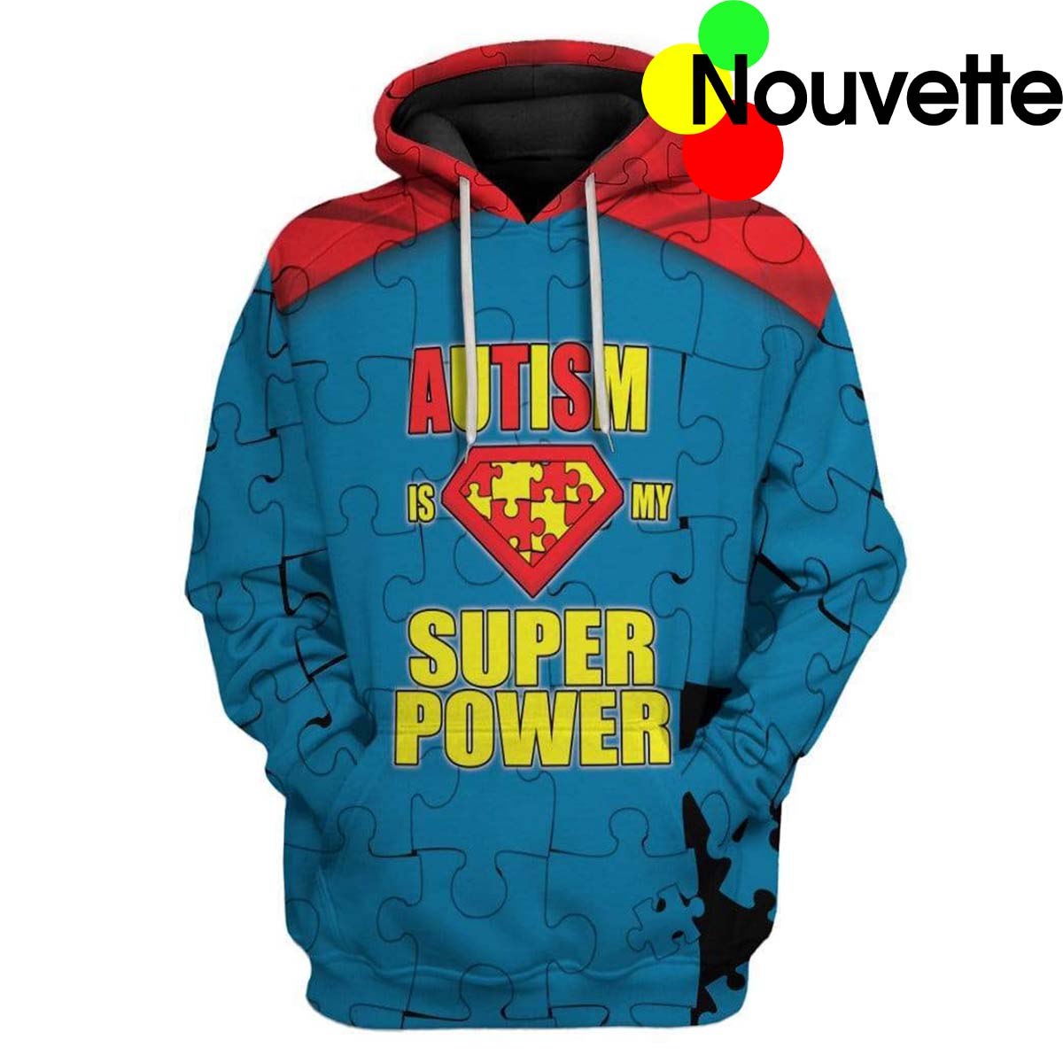 Autism Is My Superpower 3D Hoodie - Nouvette