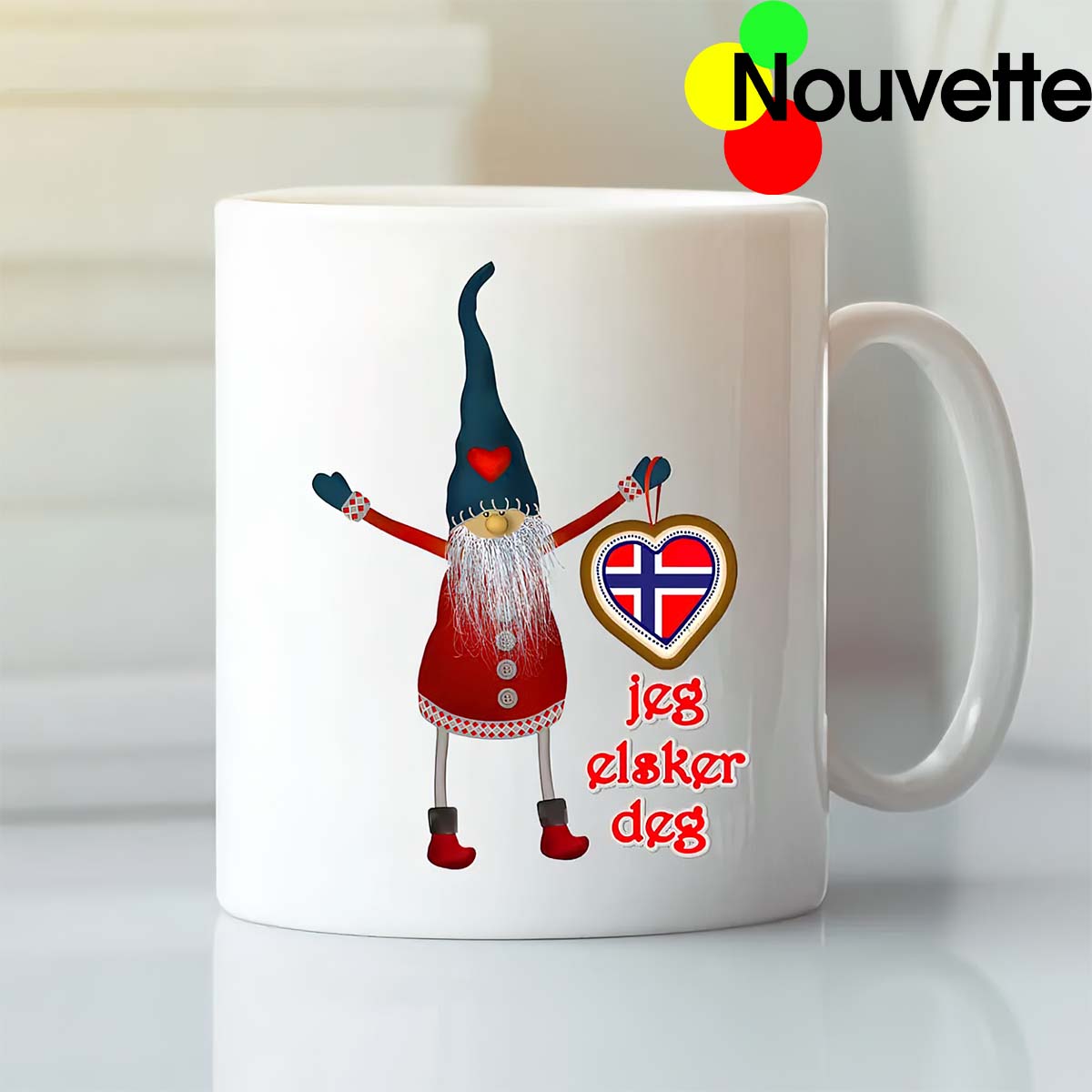 Norwegian Jeg Elsker Deg Mug - Nouvette