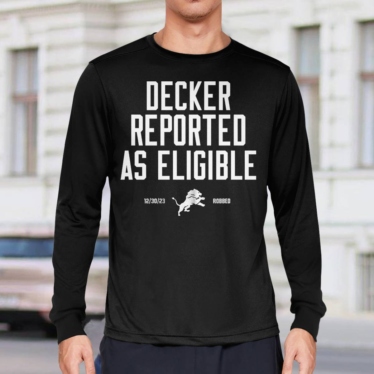 Lions Decker Reported As Eligible Shirt - Nouvette
