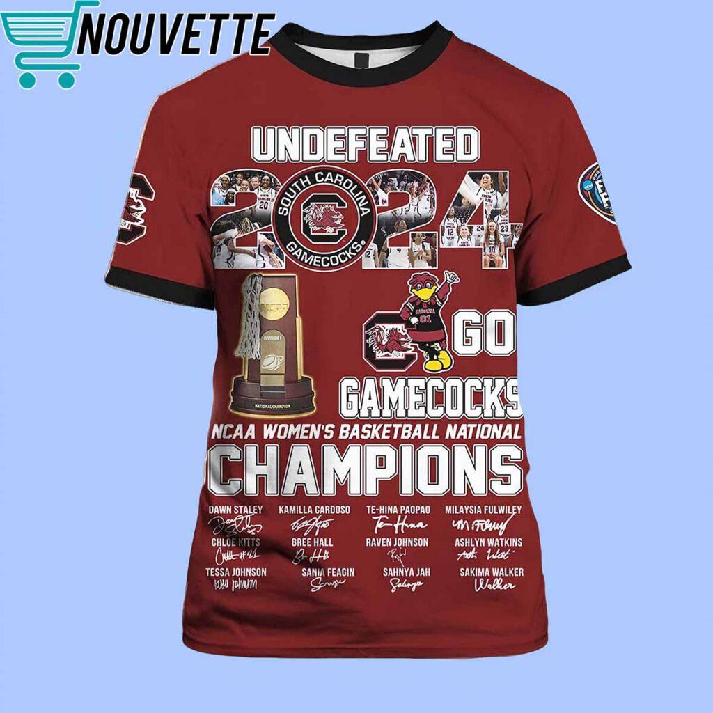 South Carolina Gamecocks Women's Basketball National Champions 2024 ...