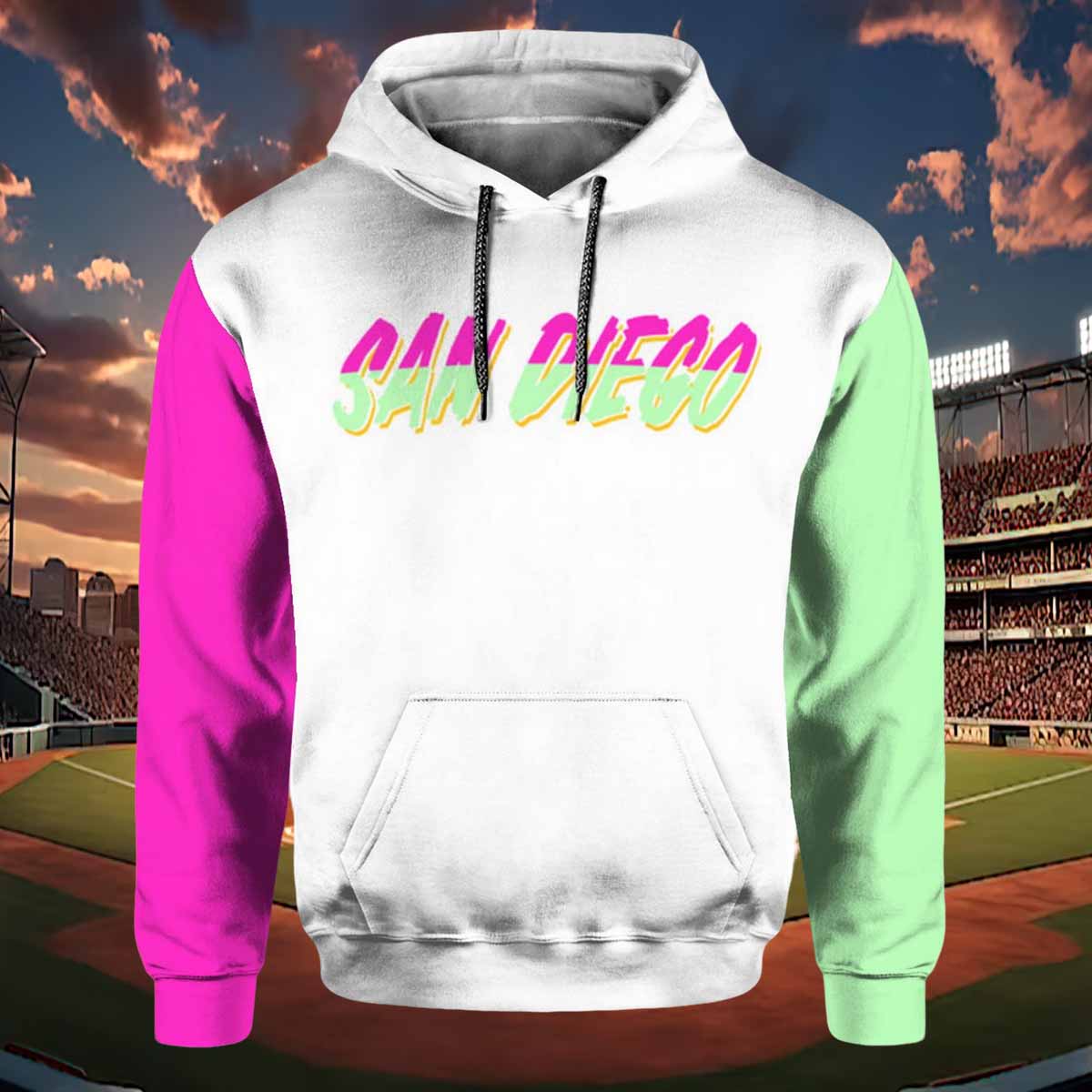 2024 SD Padres City Connect Hoodie Giveaway - Nouvette