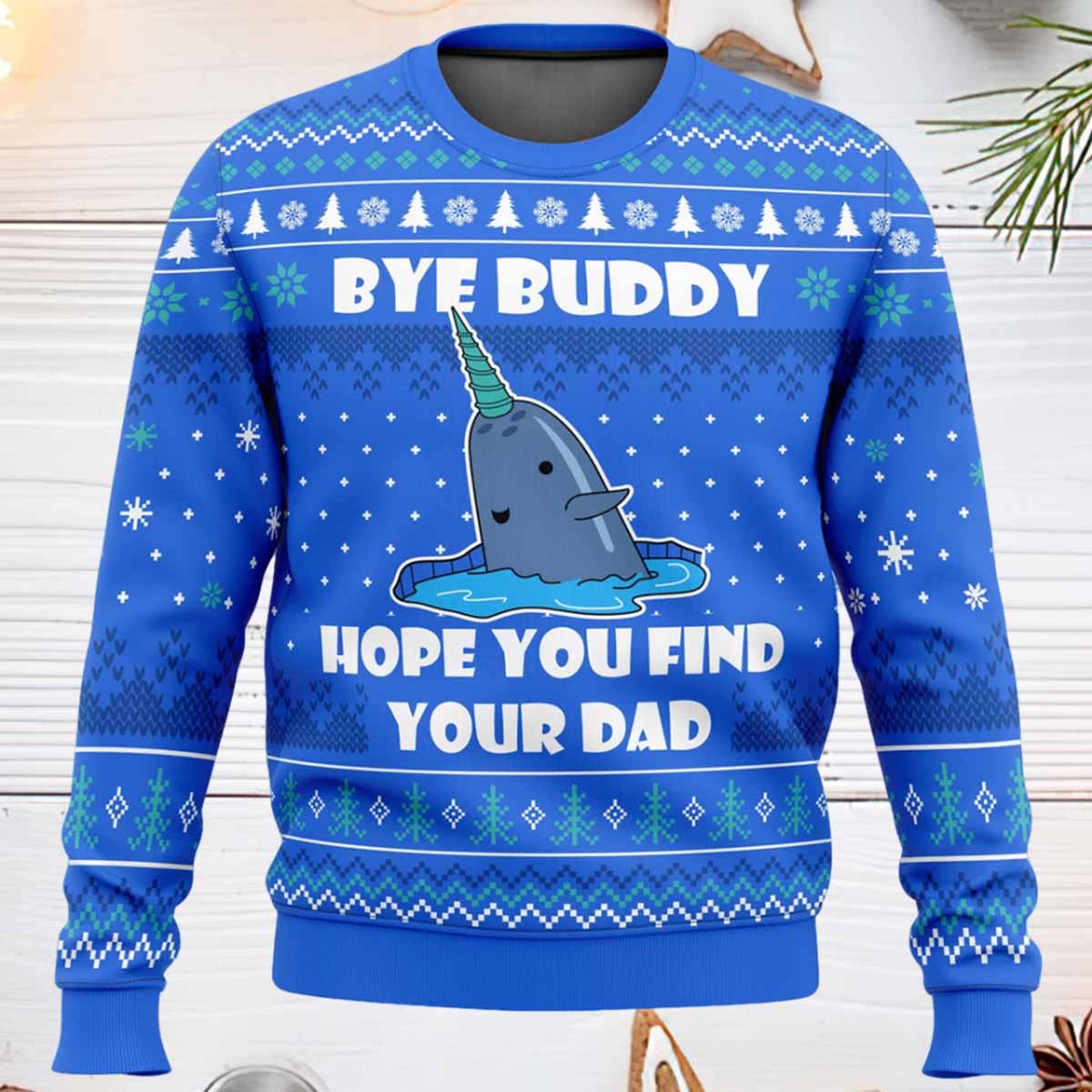 Bye Buddy Elf Ugly Christmas Sweater - Nouvette