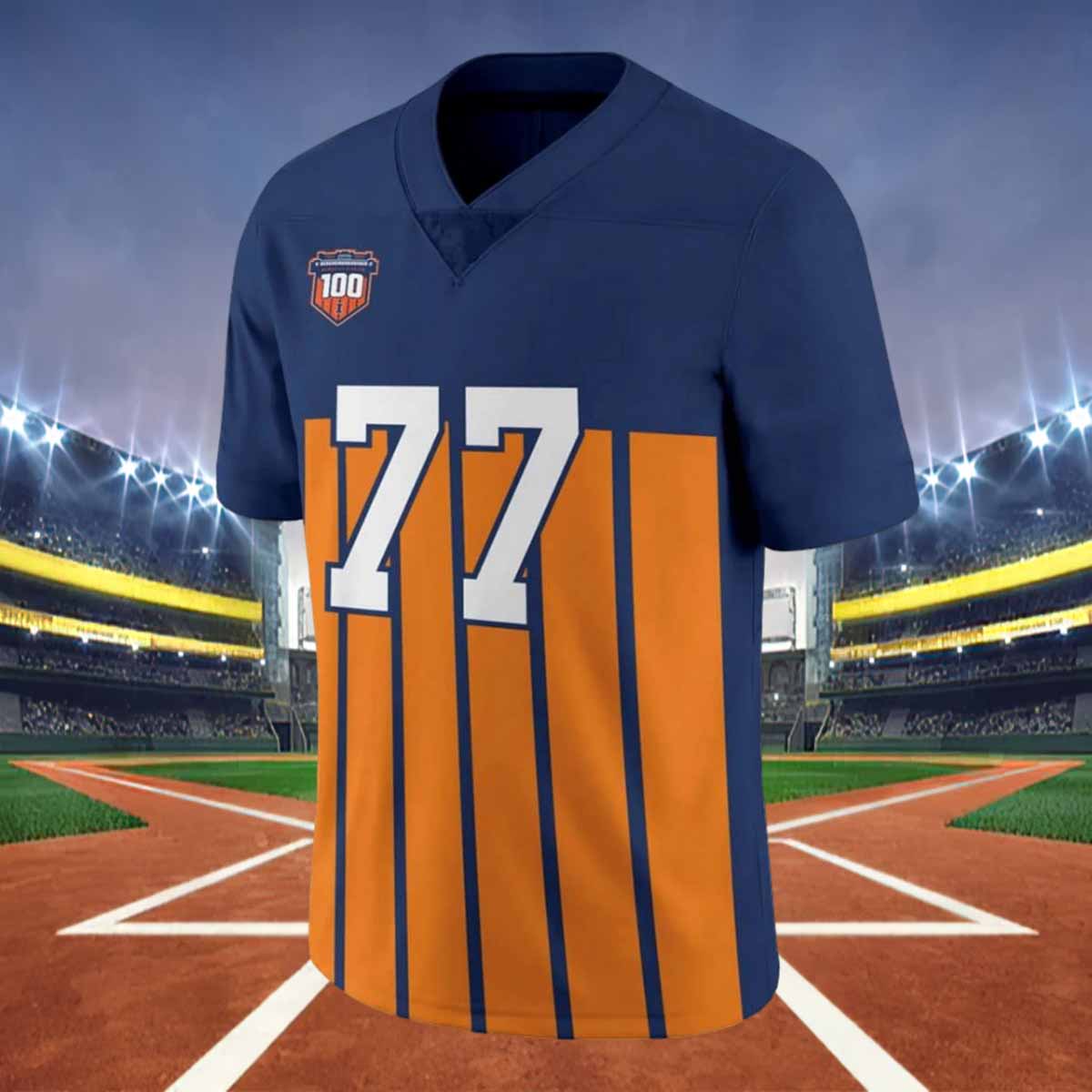 Illinois Throwback 100 Years Football Jersey - Nouvette