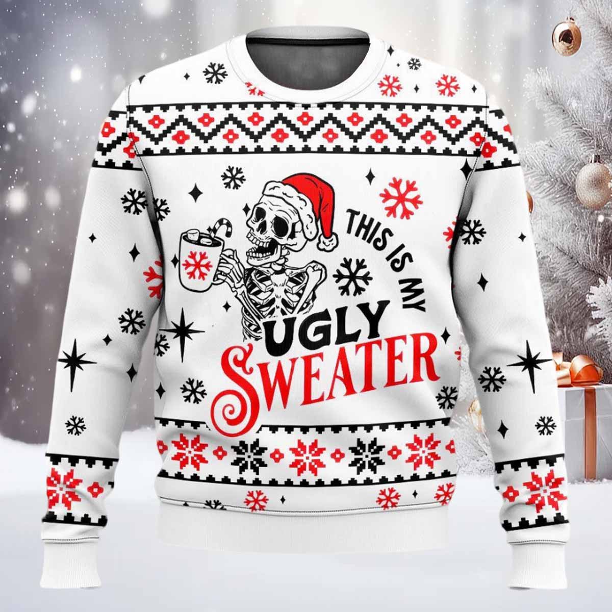Skeleton This Is My Ugly Sweater - Nouvette
