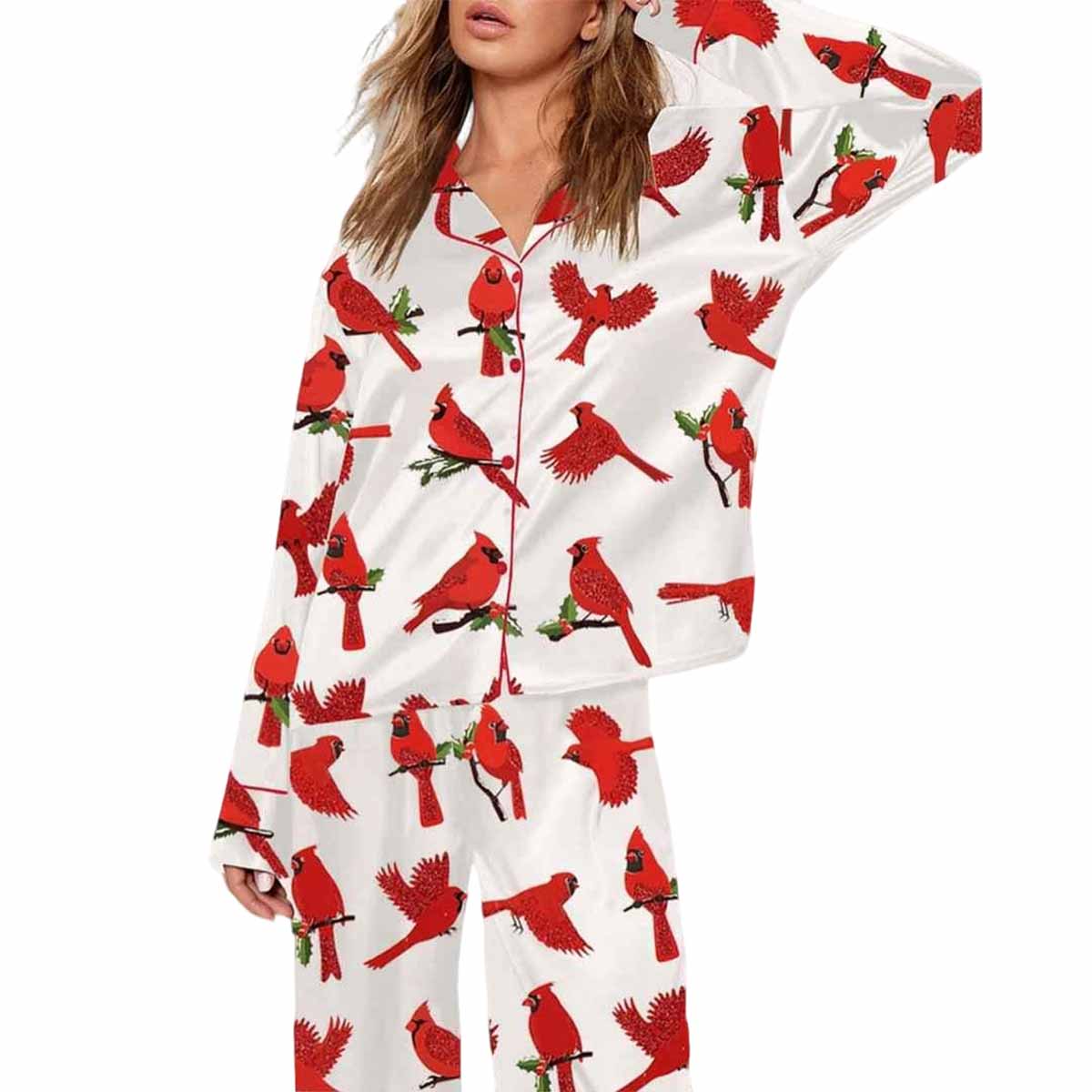 Cardinal Bird Pajama Set - Nouvette