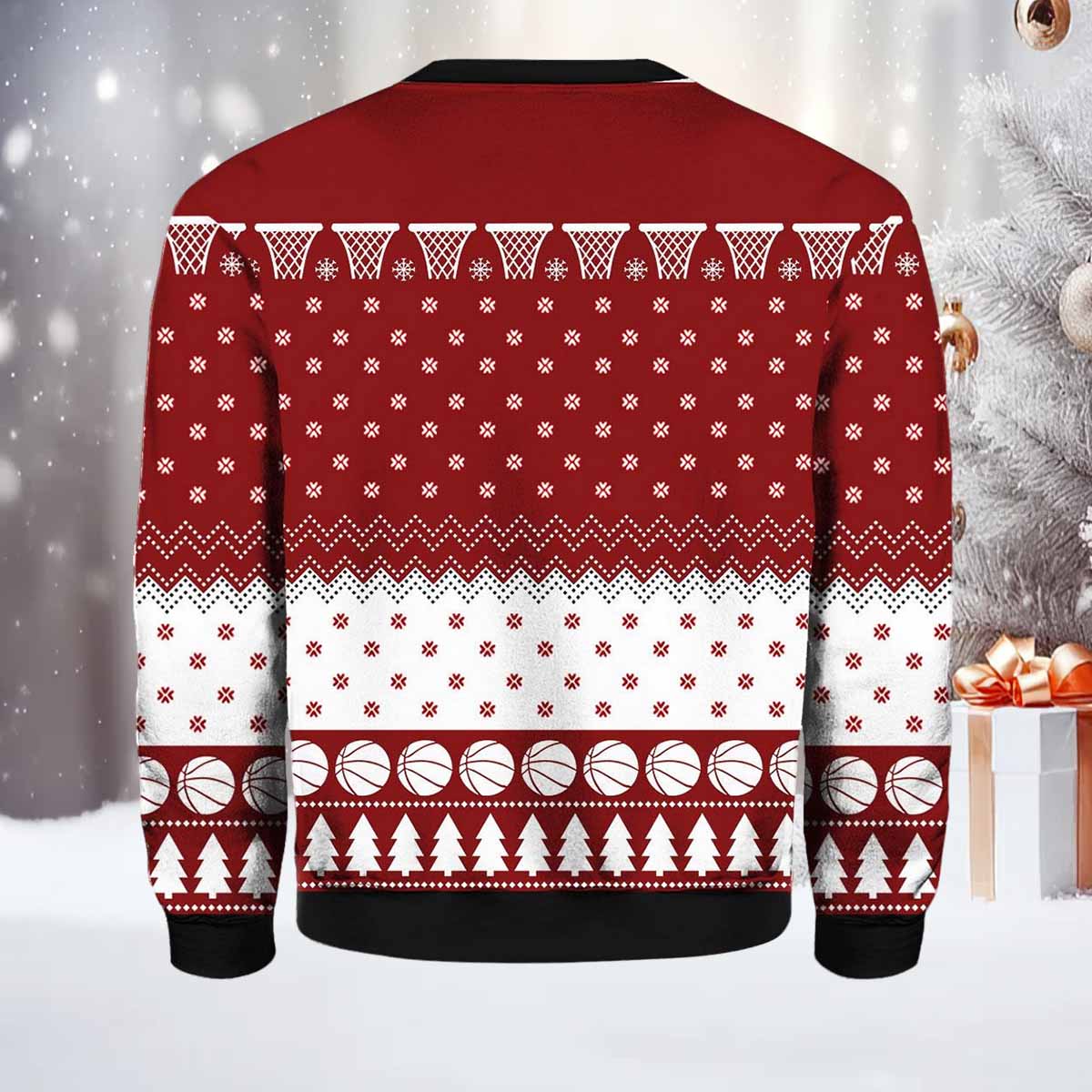 Michael Jordan Santa Playing Basketball Ugly Sweater - Nouvette