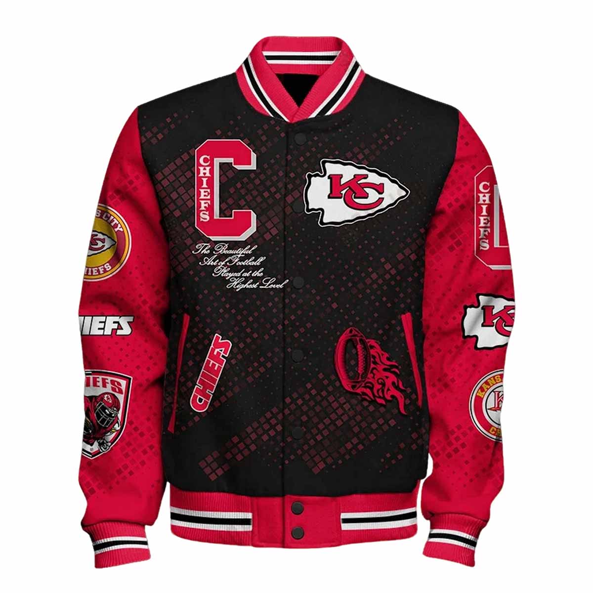 Chiefs Football Varsity Bomber Jacket - Nouvette