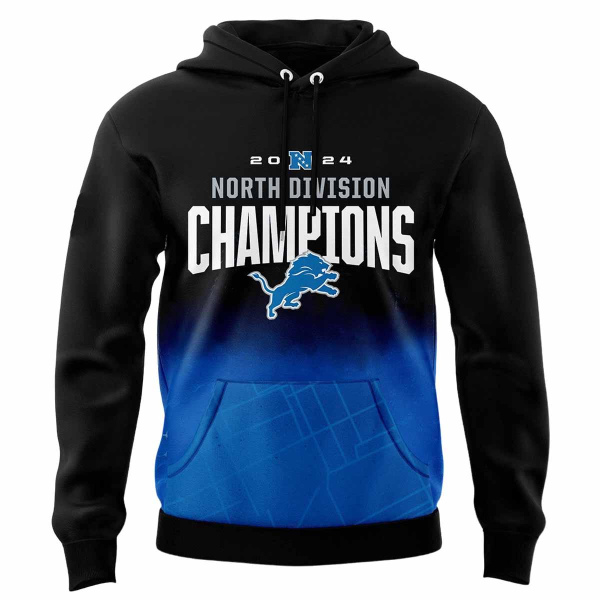 Lions 2024 North Division Champions Kings Of The North Hoodie - Nouvette