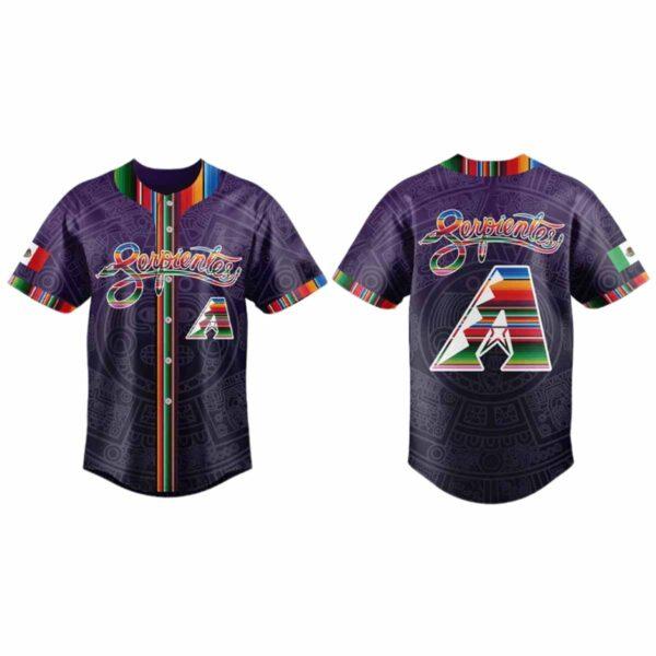 Diamondbacks Mexican Heritage Night 2025 Purple Jersey - Nouvette