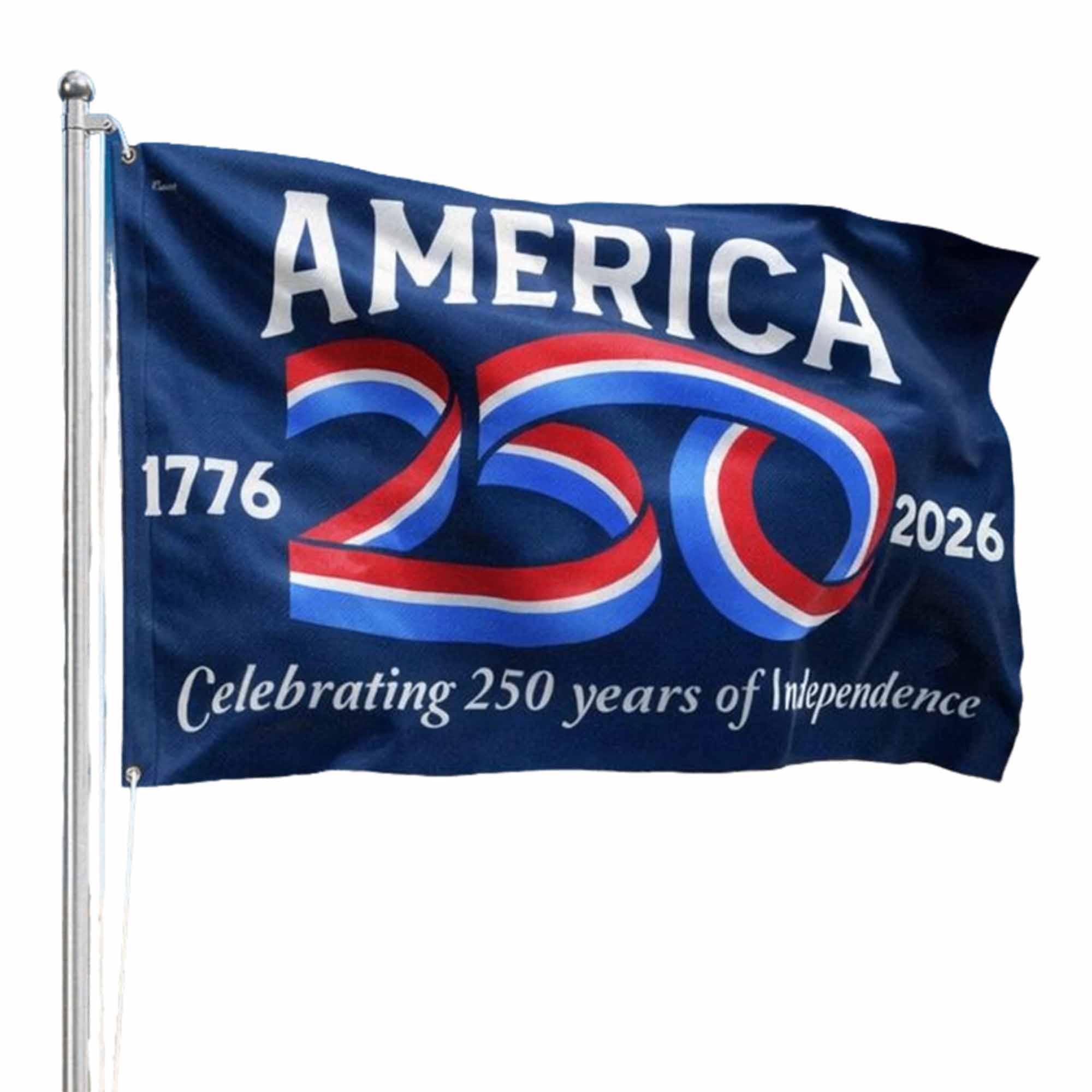 America 1776 2026 Celebrating 250 Years Of Independence Flag - Nouvette