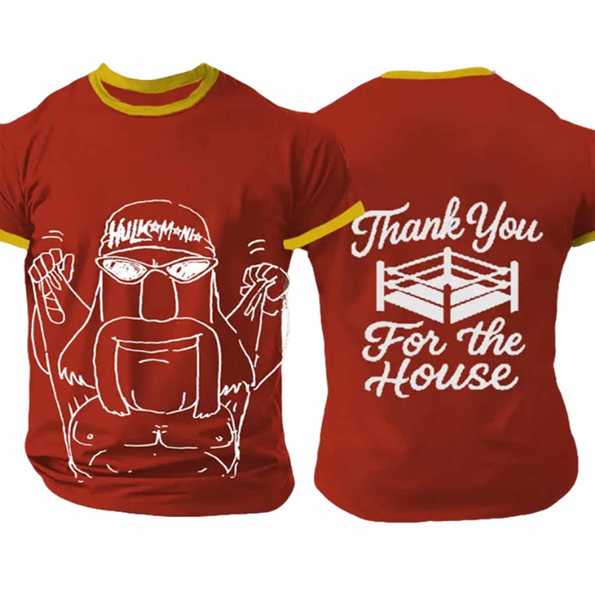 Hulk Hogan Thank You For The House Printed Shirt - Nouvette