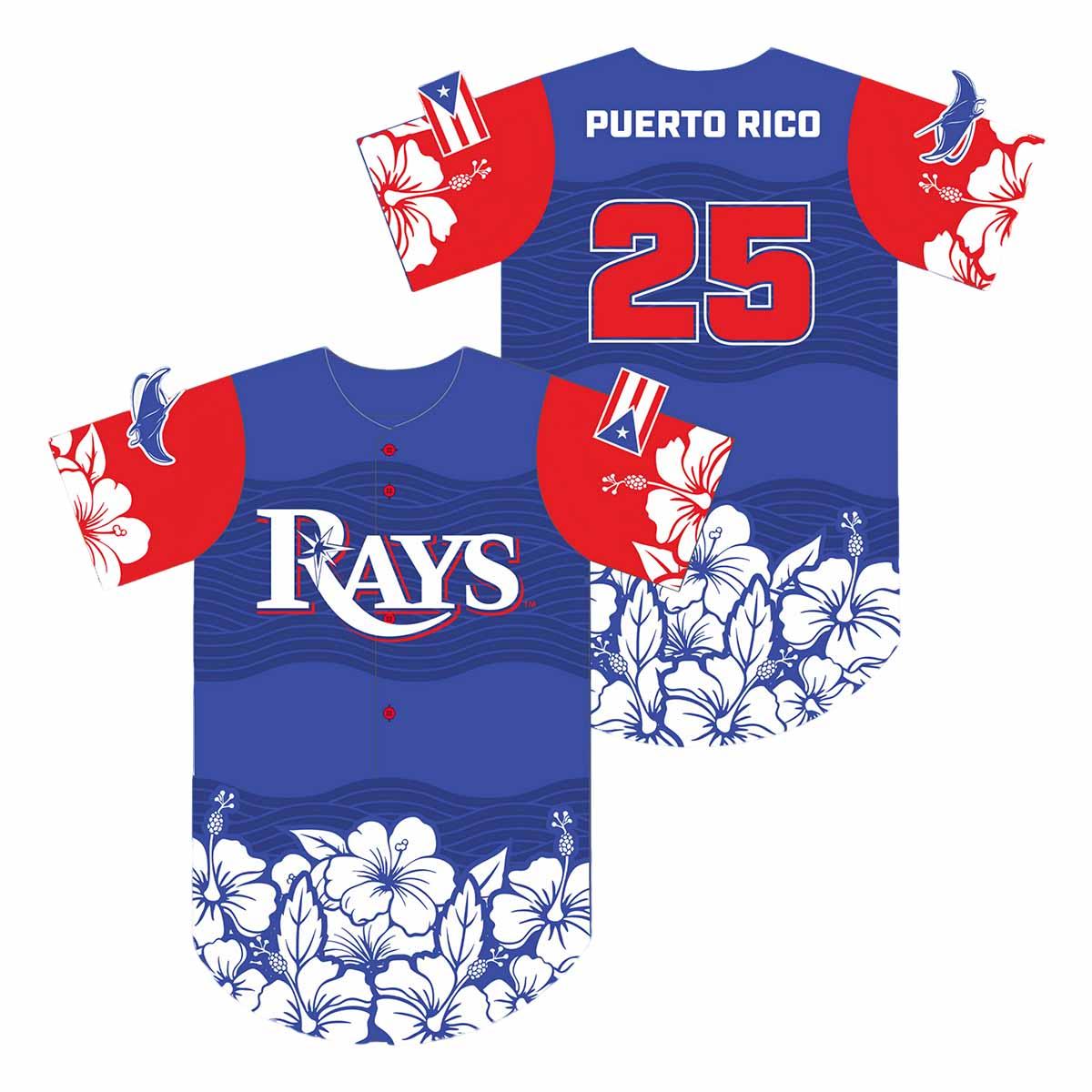 2025 Rays Puerto Rican Heritage Jersey Giveaway - Nouvette