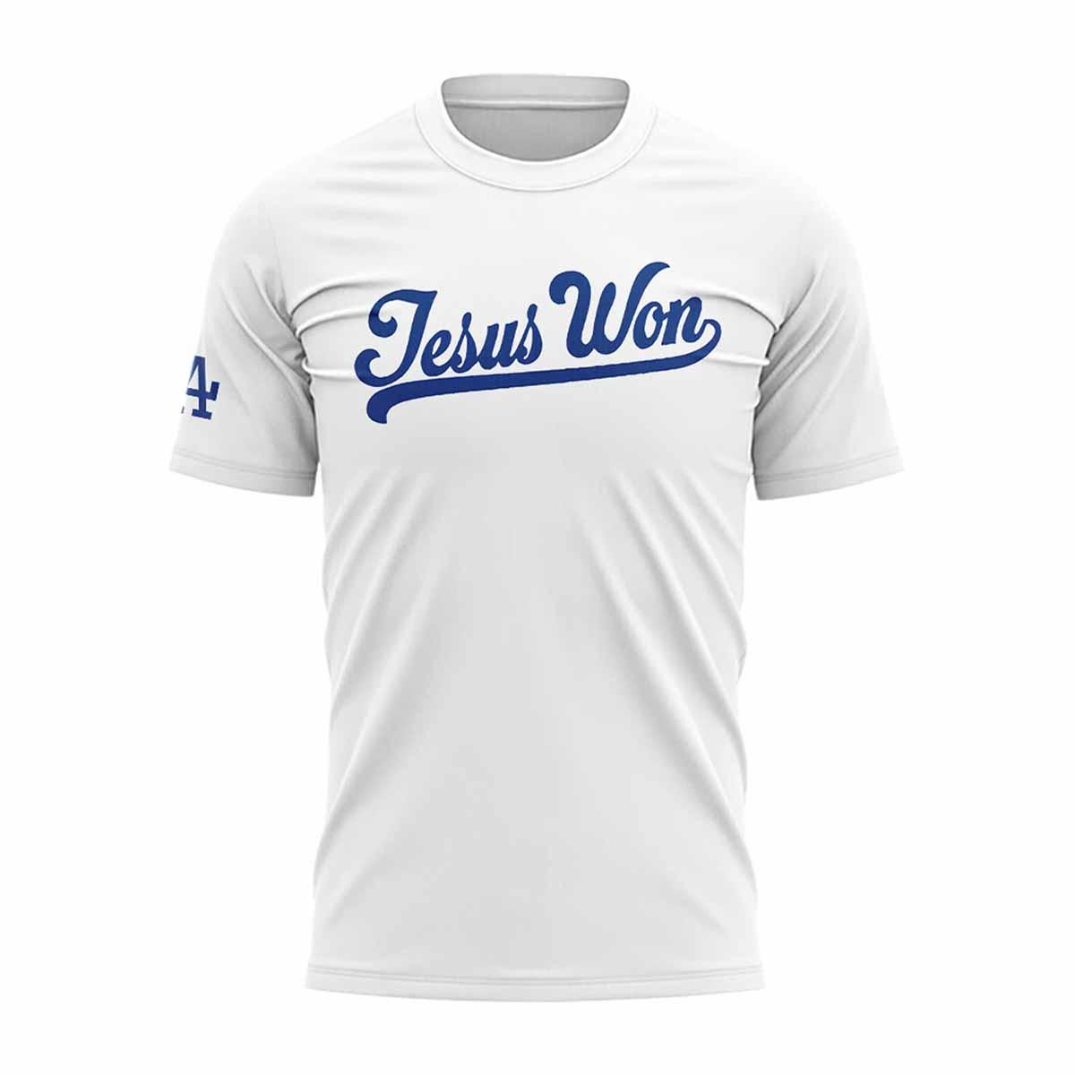 Dodgers Jesus Won Shirt 2025 - Nouvette