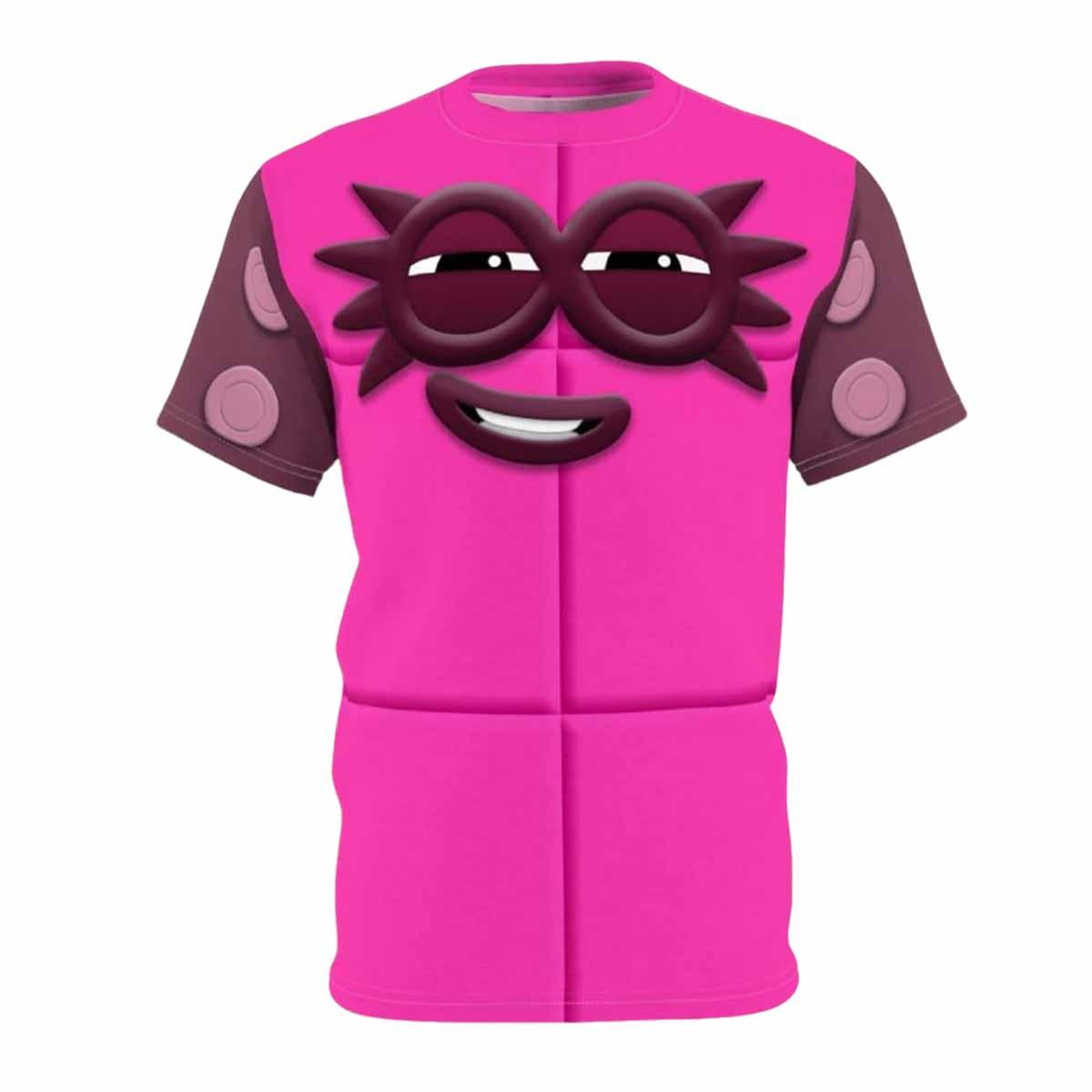 Number Eight Pink Blocks Costume Shirt - Nouvette