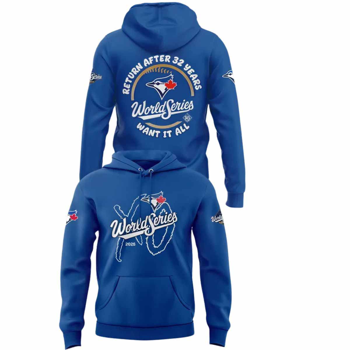 The Weeknd Blue Jays World Series XO Return After 32 Years 2025 Hoodie ...